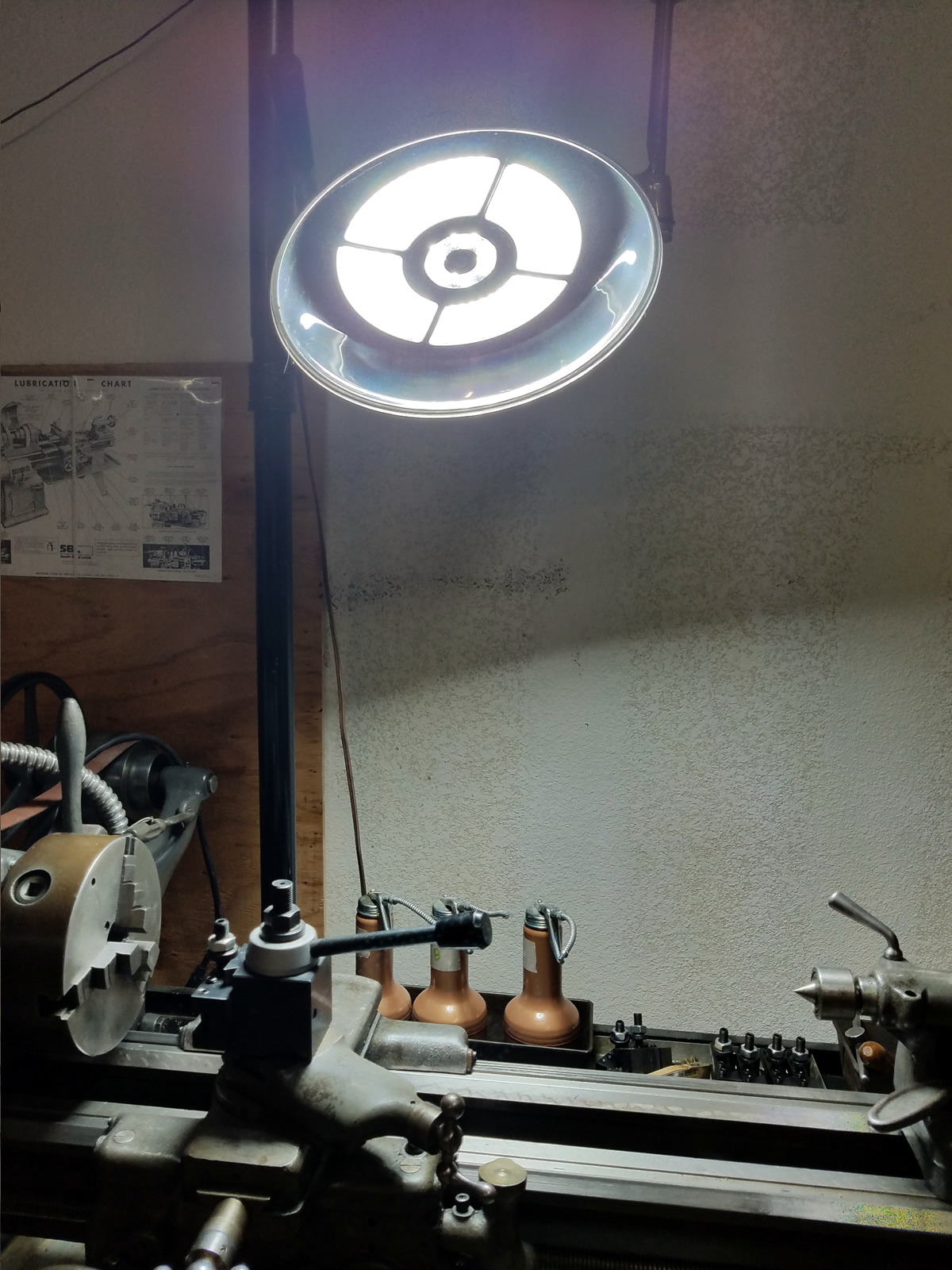 Lighting up the South Bend Lathe - James Rathbun