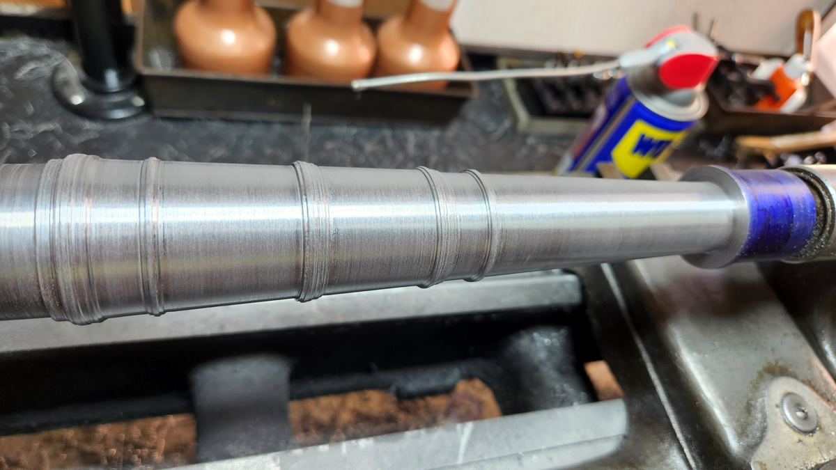 24-Pounder Naval Gun Barrel Turning - Part 2 - James Rathbun